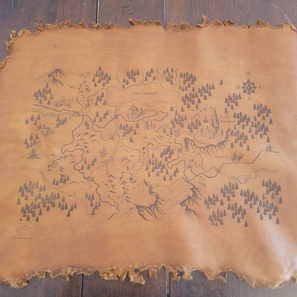 Leather Maps - Etsy