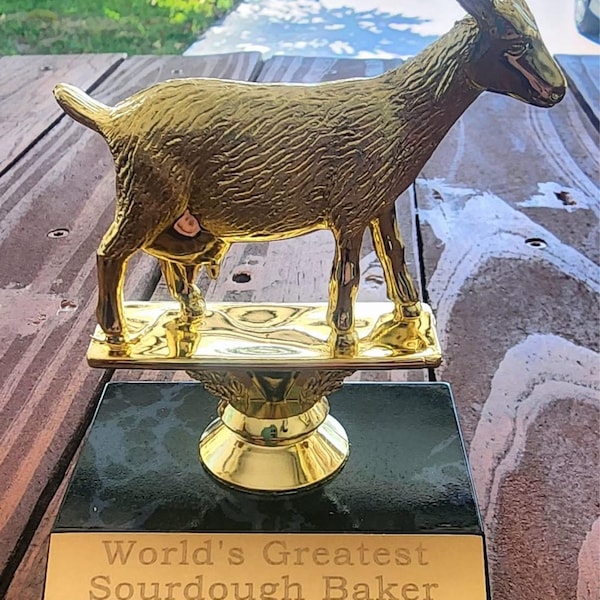 Goat Award Trophy. Greatest of All Time, G.O.A.T. Free Engraving. - Etsy