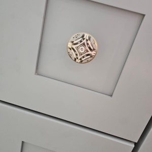 Fluted Brass Gold Cabinet Pulls and Drawer Handles Brushed - Etsy