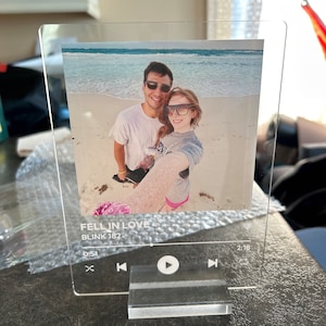 Music Plaques, Personalized Plaque, Photo Plaque, Music Photo Frame ...