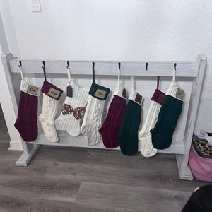 Free Standing Stocking Holder Stand, Custom Christmas Stocking Stand ...