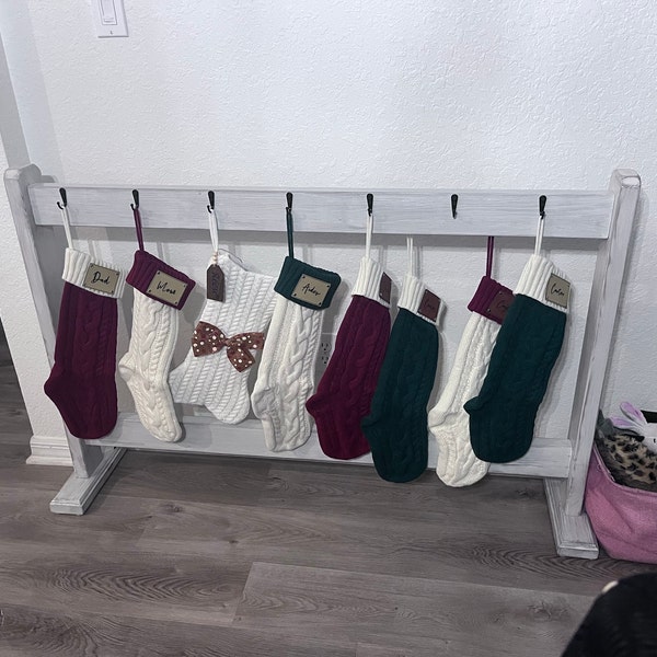 Free Standing Stocking Holder Stand, Custom Christmas Stocking Stand ...
