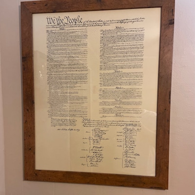 United States Constitution Framed 32x26 Wall Decor - Etsy