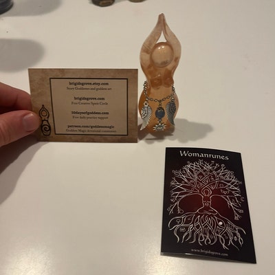 Persephone Story Goddess Keychain brigids Grove, Enamel, Pomegranate ...