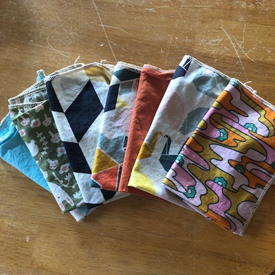 PDF Sewing Pattern. Lunch & Project Bag. Zero Waste Tutorial. Beginner ...