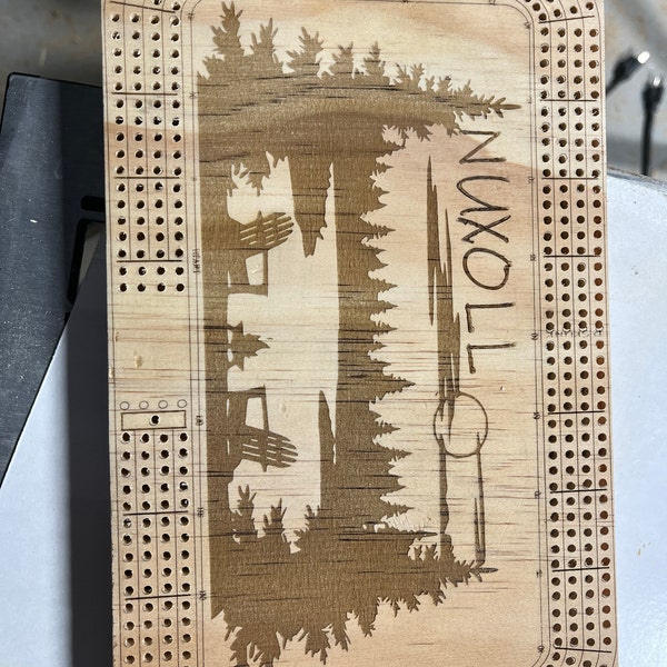 Cribbage Board SVG - Etsy