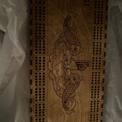 Personalized Square Cribbage Boards With Storage - Etsy