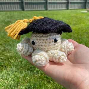Crochet Mini Graduation Cap Accessory OCTOPUS NOT INCLUDED, More Color ...