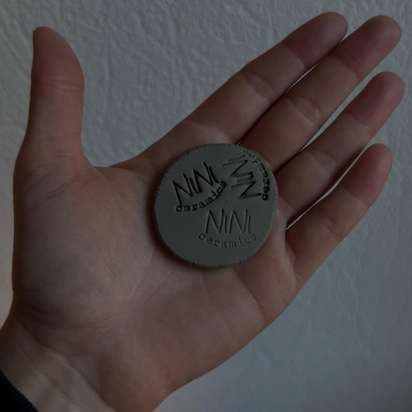 Custom Clay Signature Stamp, Monogram Pottery Stamp, Ceramic Stamp for ...