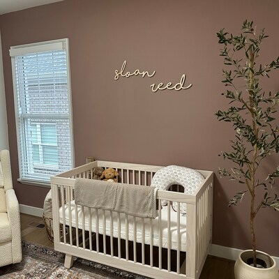 Custom Wood Name Sign for Nursery or Kids Room Decor, Personalized ...