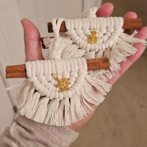 Macrame Car Diffuser Boho Car Diffuser Car Charm Car Accessories ...