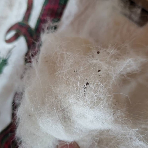 FELTING Natural Fiber Sheep Wool WASHED Stuffing Insulation Filling 4 ...