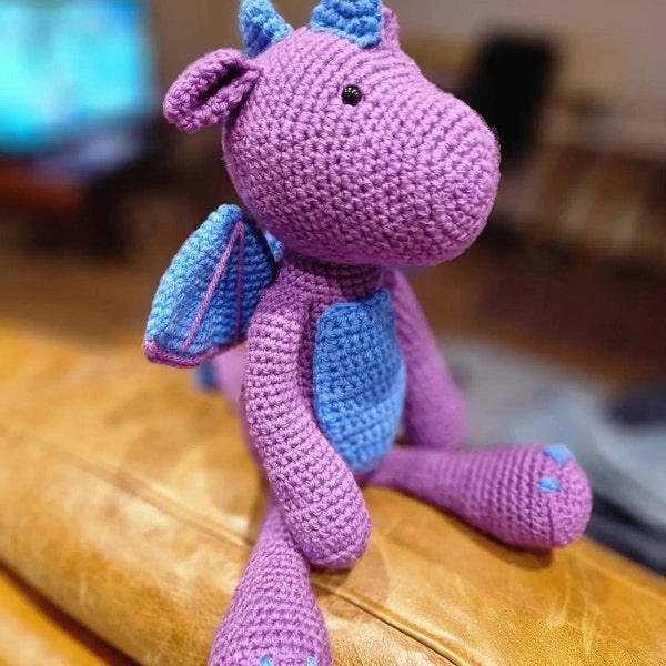 Magical Crochet Amigurumi Dragon Pattern - Step-by-step Tutorial for ...