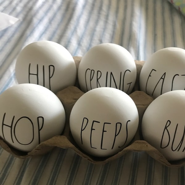 Rae Dunn Inspired Easter Egg Vinyl Decals - Decals Only - Rae Dunn ...