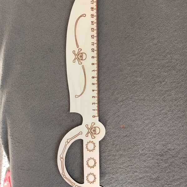 Retro Shaped Wooden Rulers 6 Types Laser Cut Files SVG DXF CDR Vector ...