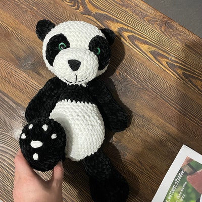 Crochet Panda Pattern, Amigurumi Panda Pattern PDF in Eng, Cute Bear ...