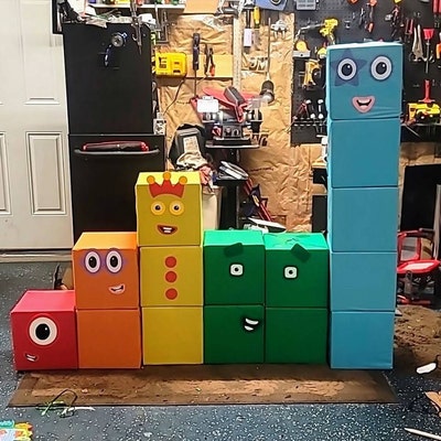 Numberblocks Glasses 7 Party Favor/photo Prop Svg Png - Etsy