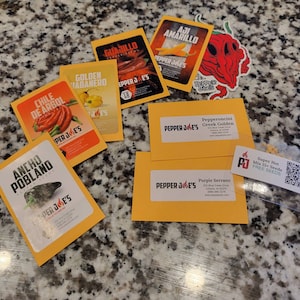 Snick Snack Pepper Seeds - Etsy