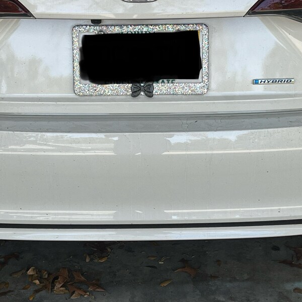 3D Pearl License Plate Frame Hand Made in America Holder Anti Theft ...
