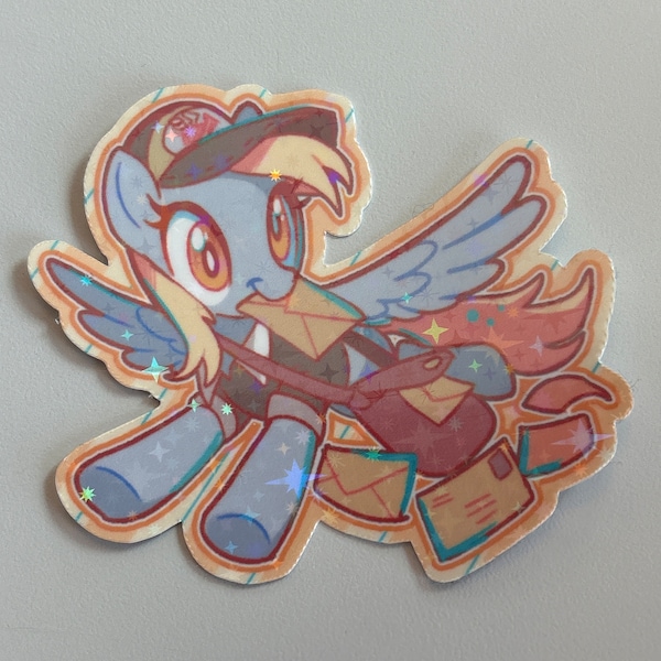 Mail Pony Vinyl Sticker - Etsy