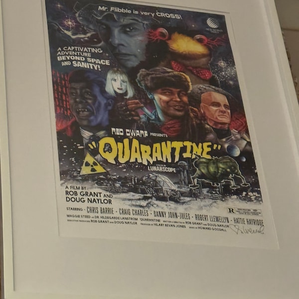 Affiche ancienne A3 signée Father Ted Speed 3 en édition limitée. Art ...