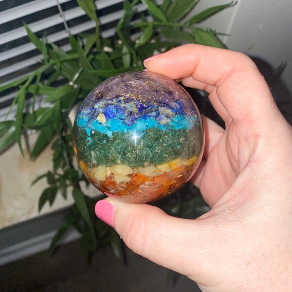 Natural Healing Gemstone Balls, 52mm Spiritual Crystal Sphere, Reiki ...