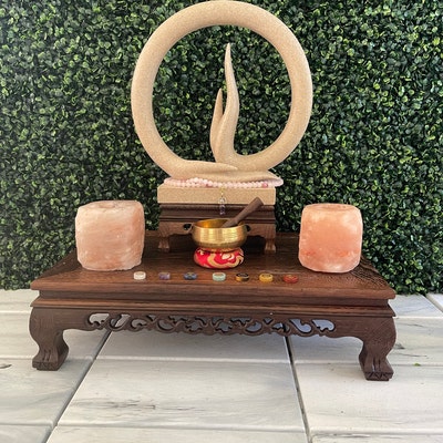 Handmade Buddhist Meditation Altar,meditation Table,yoga Namaste, Alter ...