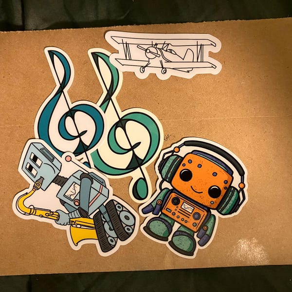 Music Rest Sticker, Funny Music Stickers, Gift for Musician, Band ...