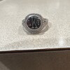Sterling Silver Monogram Ring, Stackable Monogram Ring, 925 Monogram Ring, Initial Ring ...