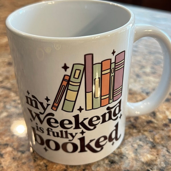 Book Svg Png Files | My Weekend is Fully Booked | Reading Svg Digital ...
