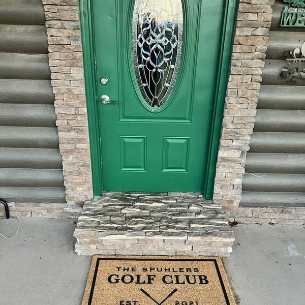 Golf Doormat,golf Club Doormat, Golf Door Mat, Golf Gifts for Men, Golf ...
