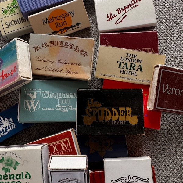 Vintage Matchboxes Colorful Home Decor | Cool Retro Decor | Random Sets ...