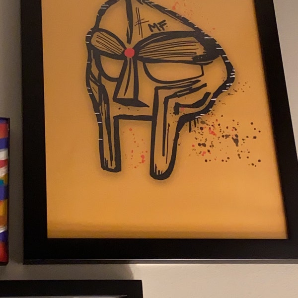 MF DOOM Poster | Giclée Print | Hip Hop Wall Art | All 5 Star Reviews ...