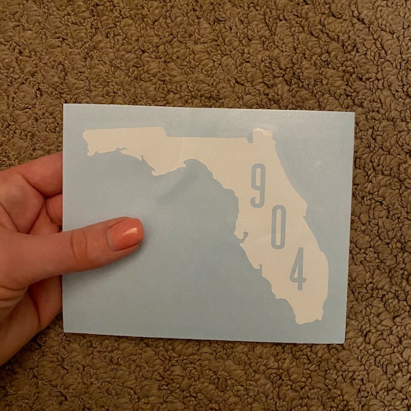Florida State Decal / Area Code Decal / Florida Home State Decal ...