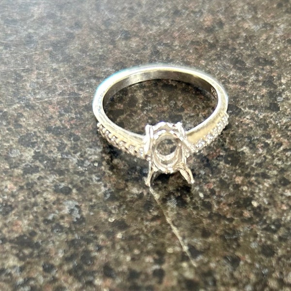 925 Sterling Silver Square Ring Setting, Square 7, 8, 9, 10 Mm Ring ...