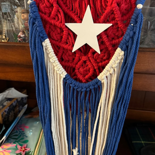Macrame Large Flag - Etsy