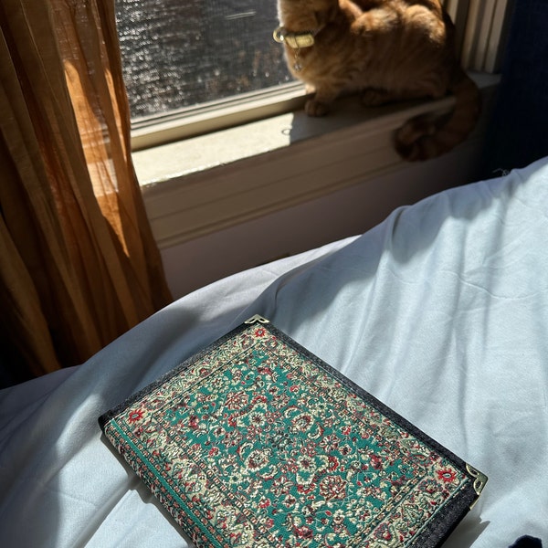 Handmade Fabric Journal|kilim Pattern Woven Notebook|handy Gift Writers ...