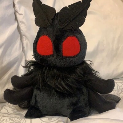 Moth Plush Black and Red made to Order - Etsy