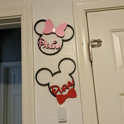 Disney Style Personalized Wall Sign - Etsy