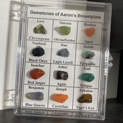 Gemstones of Aaron's Breastplate: Real Stones - Etsy