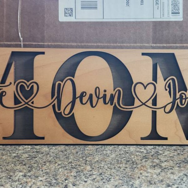 Mom Sign With Kids Names, Personalized Gift for Mom, Mothers Day Gift ...