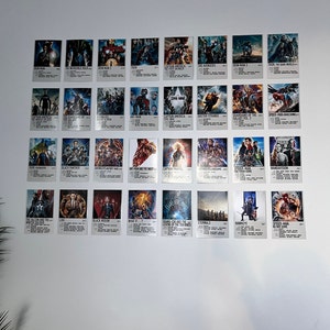 Marvel MCU Mini Poster Prints Movies and TV Shows 6x4inch | Etsy