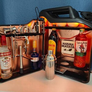 Gas Can Bar, Jerry Can Mini Bar, Gift for Him, Drinking Cabinet ...