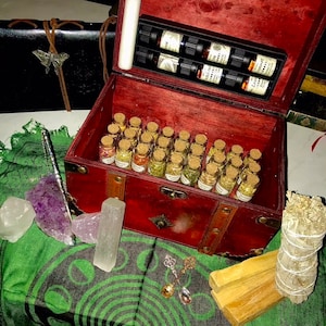 HUGE WITCHCRAFT KIT Witch Alter Sets Wand Kit Witch Kits Potion Kit ...