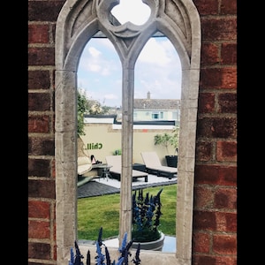 Beautiful Stone Arch Garden Gothic Mirror | Etsy UK