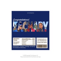 24 CUSTOM PERSONALIZED PRINTED Candy Bar Wrappers Your Text Your Photo ...