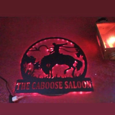 Masonic Monogram Metal Wall Art LED Lights, Custom Masonic Metal Sign ...