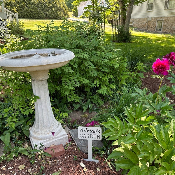 Custom Mini Garden Sign, Personalized Garden Stake Sign - Etsy