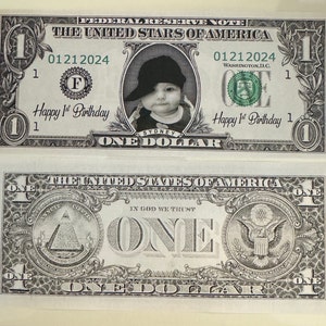 Personalized 100 Dollar Bill Prints, Perfect for the Bride, Birthday ...