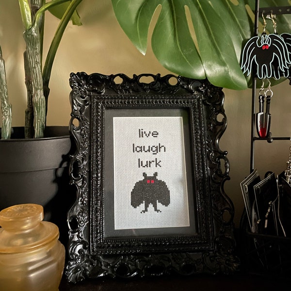 Live, Laugh, Toaster Bath Stitch, Completed Cross Stitch, Snarky Stitch ...